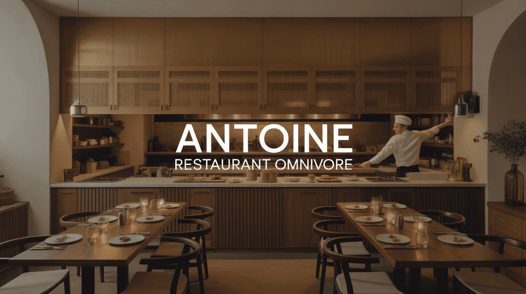 Antoine Restaurant Omnivore : Cuisine Locale au Feu de Bois